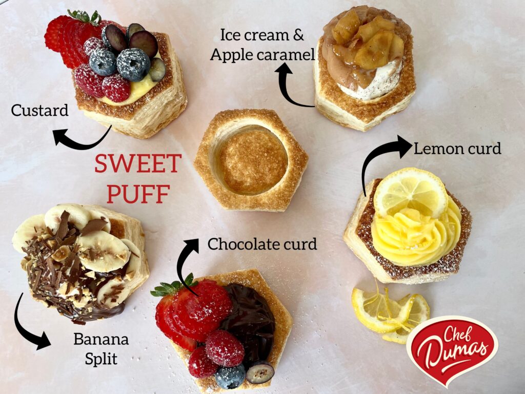 A gourmet and versatile novelty: our sweet puff pastry!